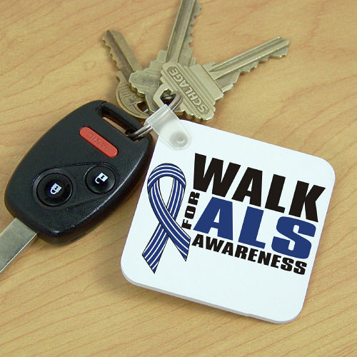Walk for ALS Awareness Key Chain | MyWalkGear.com