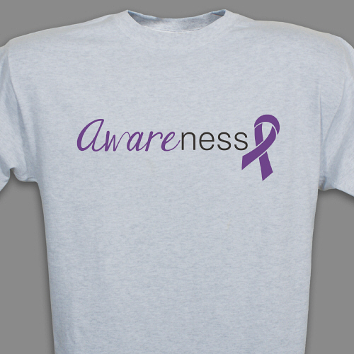 Purple Awareness T-Shirt | MyWalkGear.com