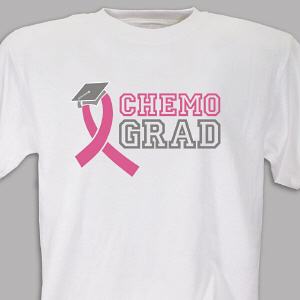 Breast Cancer Chemo Grad T-Shirt | MyWalkGear.com