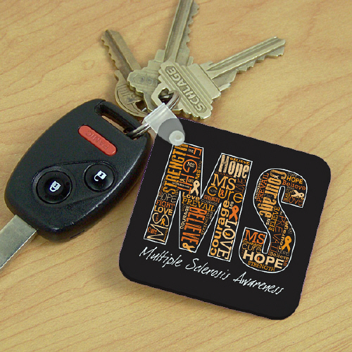 MS Word-Art Key Chain | MyWalkGear.com
