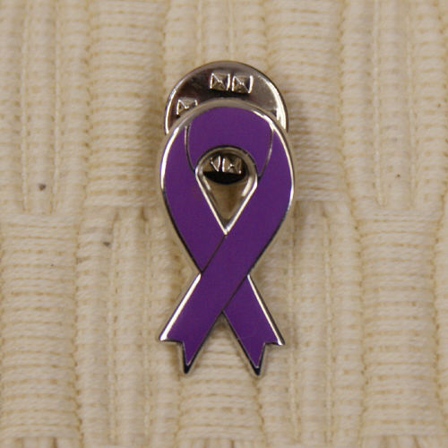 Purple Awareness Pin | MyWalkGear.com