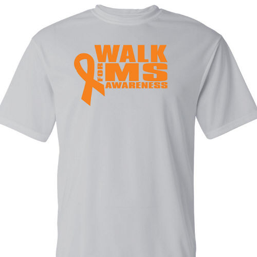Walk for MS Awareness Sports Performance Shirt | MyWalkGear.com