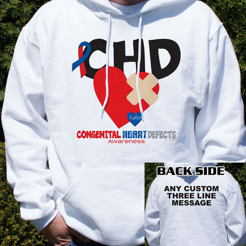 CHD Awareness Hooded Sweatshirt | MyWalkGear.com