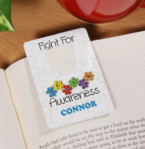 Fight for Autism Awareness Bookmark | MyWalkGear.com