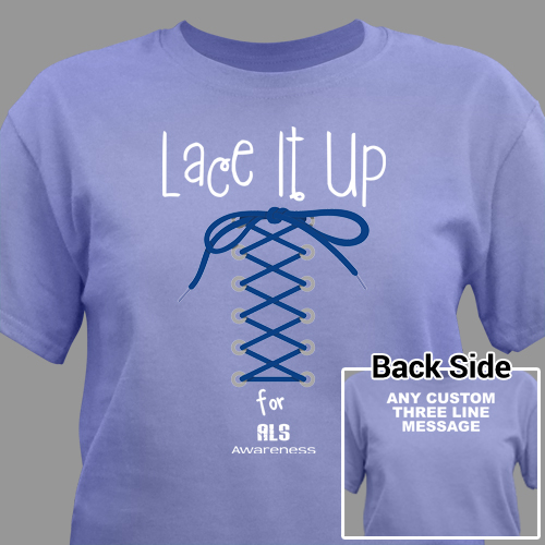 Lace It Up ALS Walk T-Shirt | MyWalkGear.com