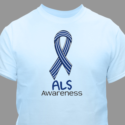 ALS Awareness Ribbon T-Shirt | MyWalkGear.com